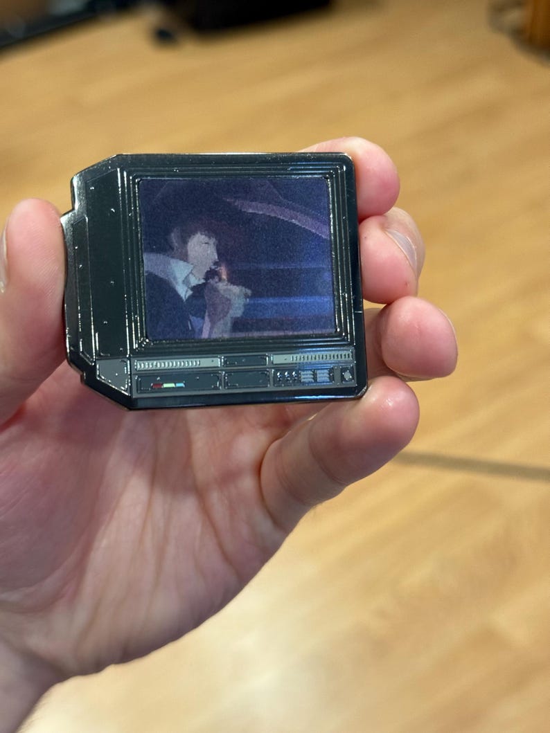 2.5" Lenticular Anime Cowboy CRTV Enamel Pin - Etsy