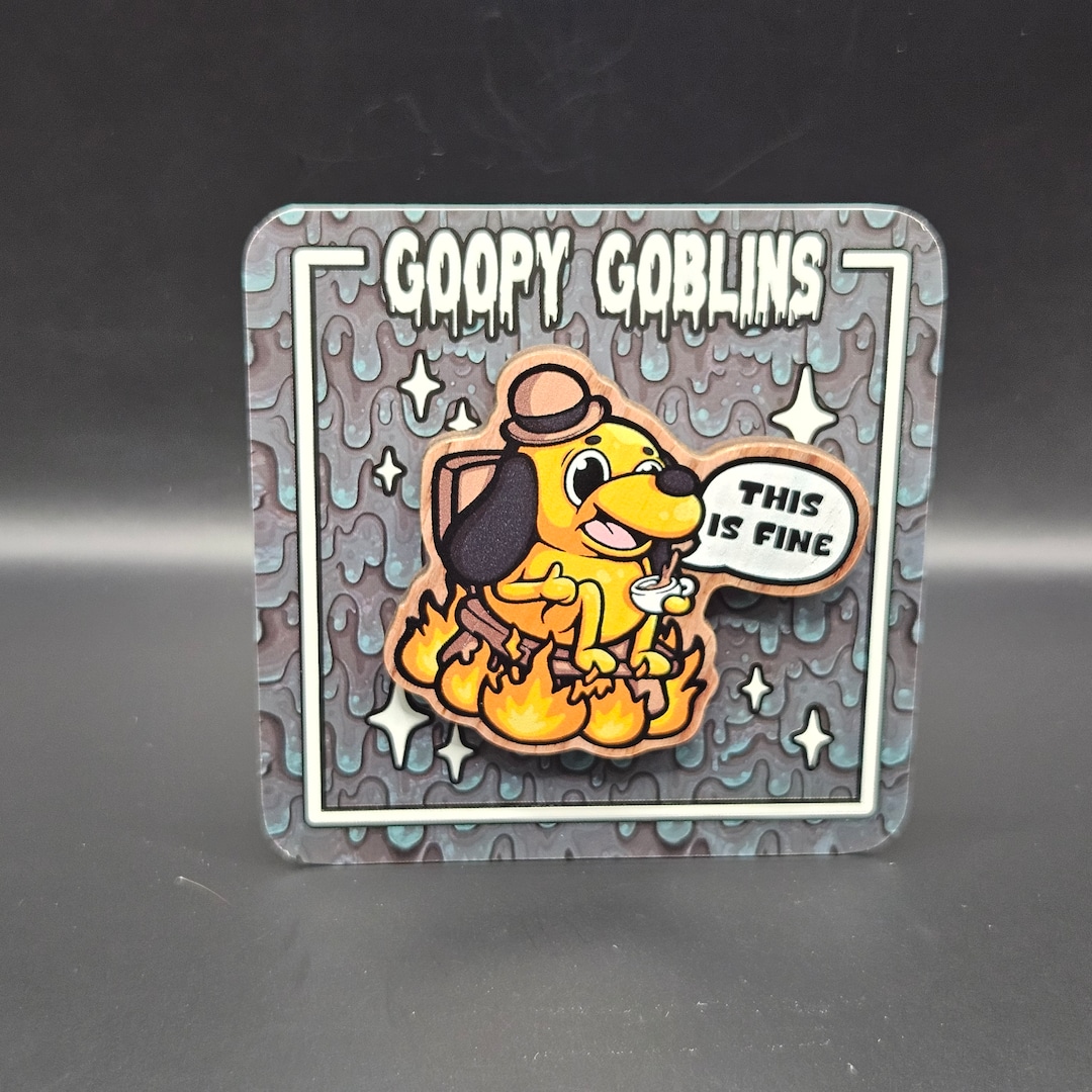 This is Fine 2 Inch Pin - Etsy