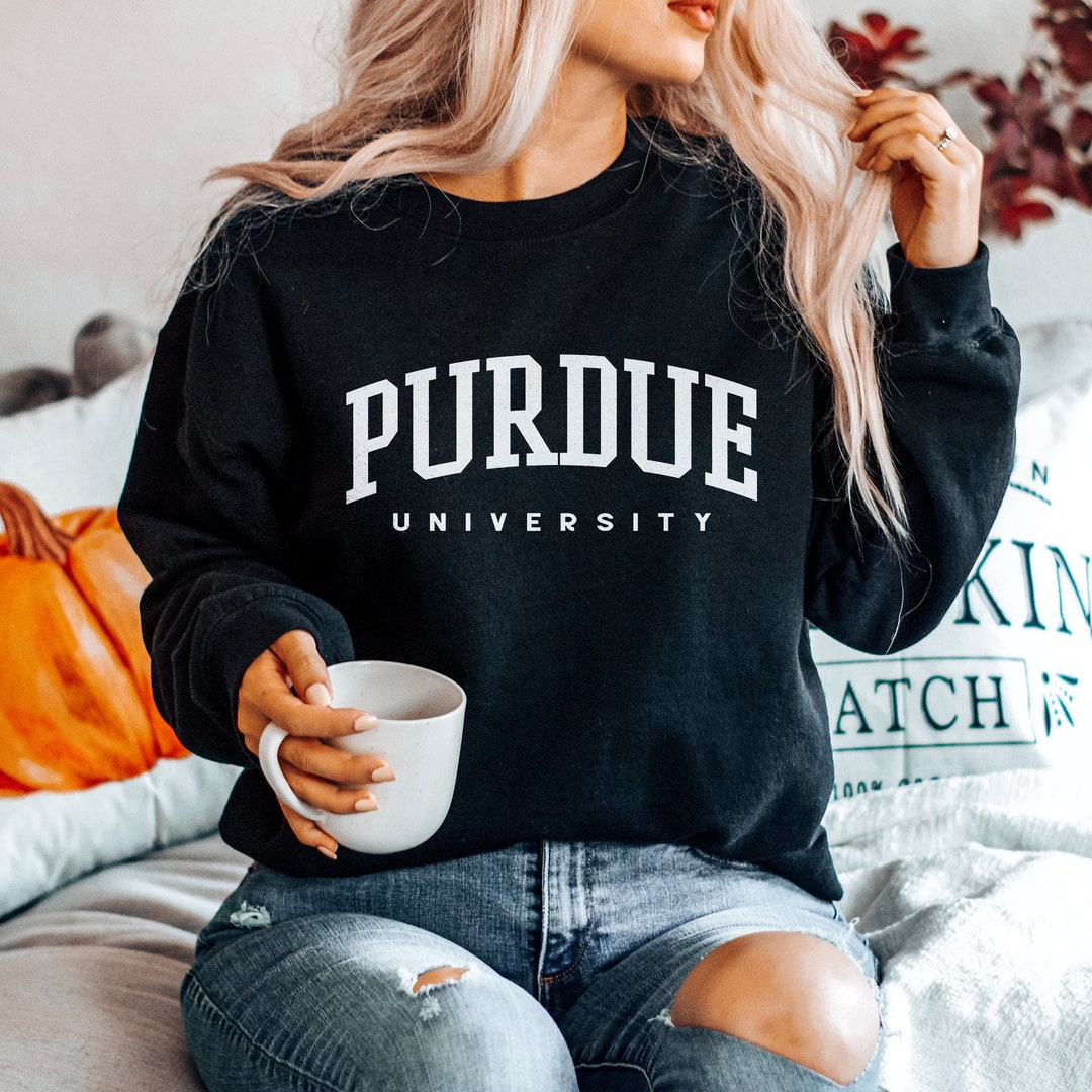 Purdue University Sweatshirt Purdue Vintage Purdue Crewneck Purdue ...