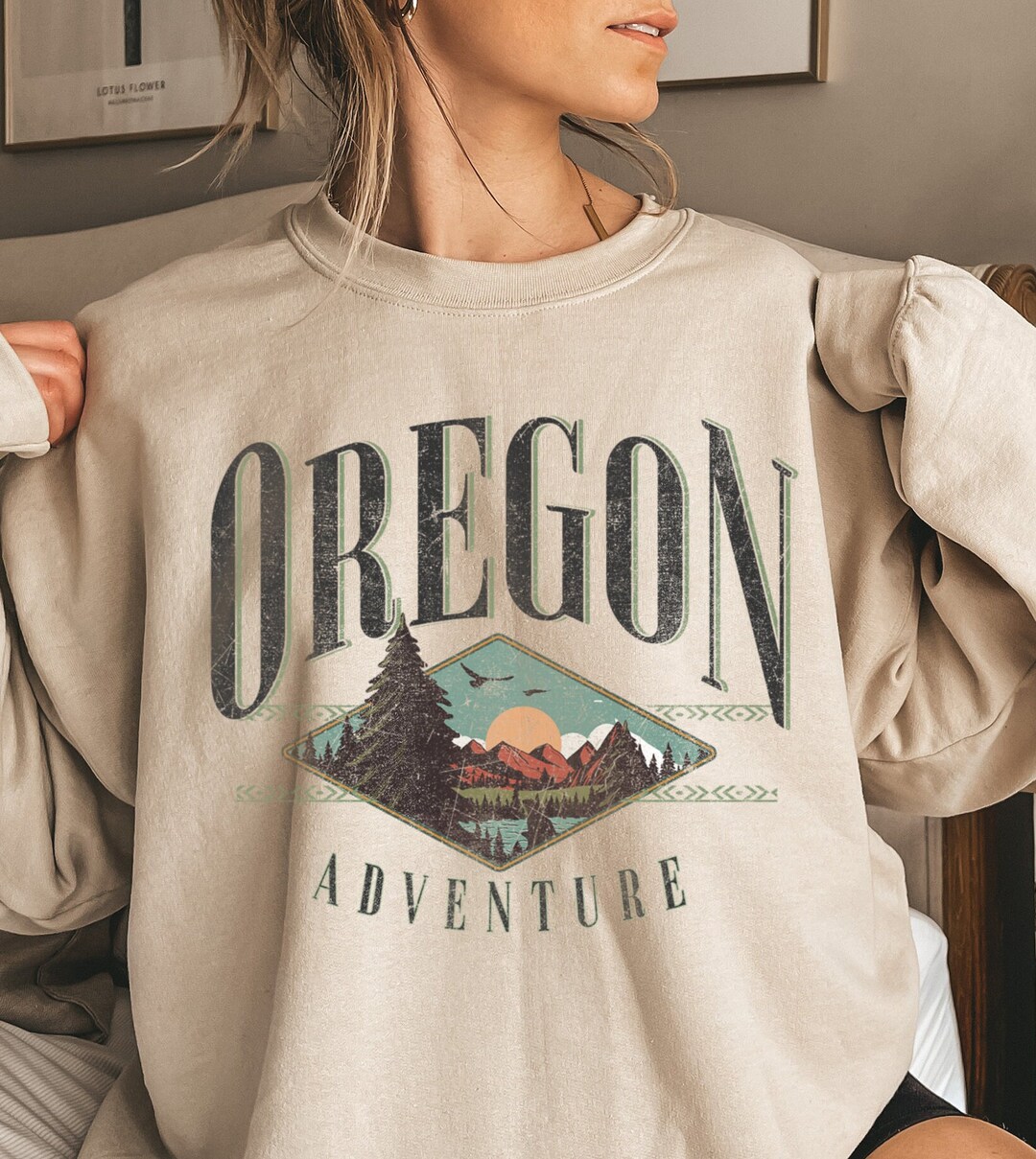 Oregon Sweatshirt, Oregon Hoodie, Unisex Hoodie, Mountain Hoodie ...
