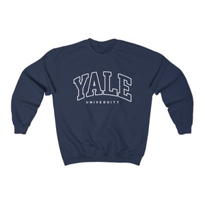 Yale Unisex Sweatshirt Yale University Yale Crewneck Yale Sweater Yale ...