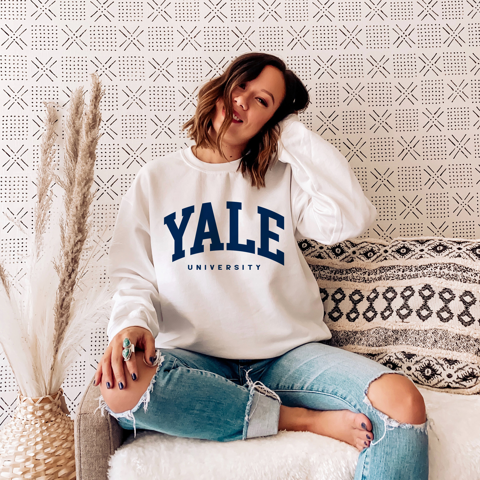 Yale Unisex Sweatshirt Yale University Yale Crewneck - Etsy