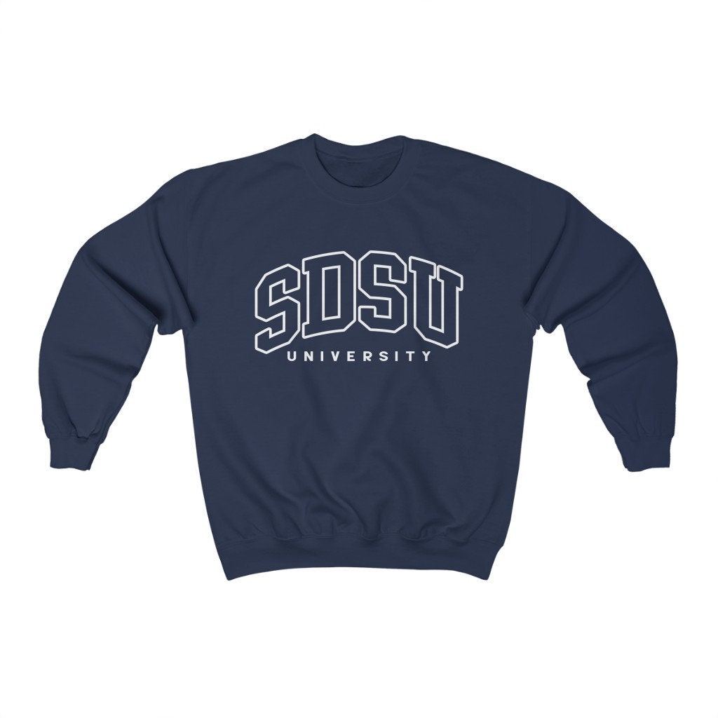 Sdsu University Sweatshirt San Diego State University Sdsu | Etsy
