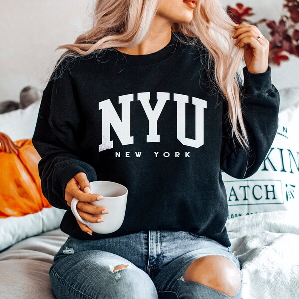 Nyu Sweatshirt - Etsy Ireland