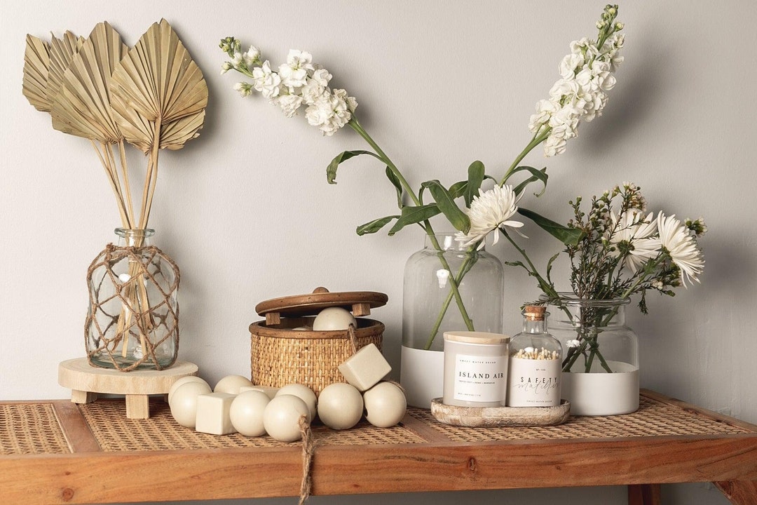 Rattan and Jute Storage Containers - Etsy