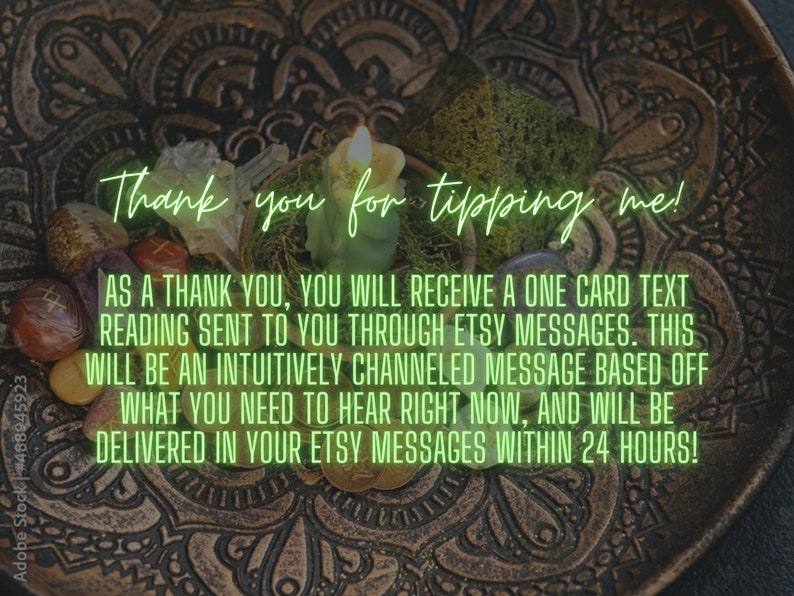 Tip A Witch | Virtual Tip Jar + One Card Intuitive Reading | Thank You ...