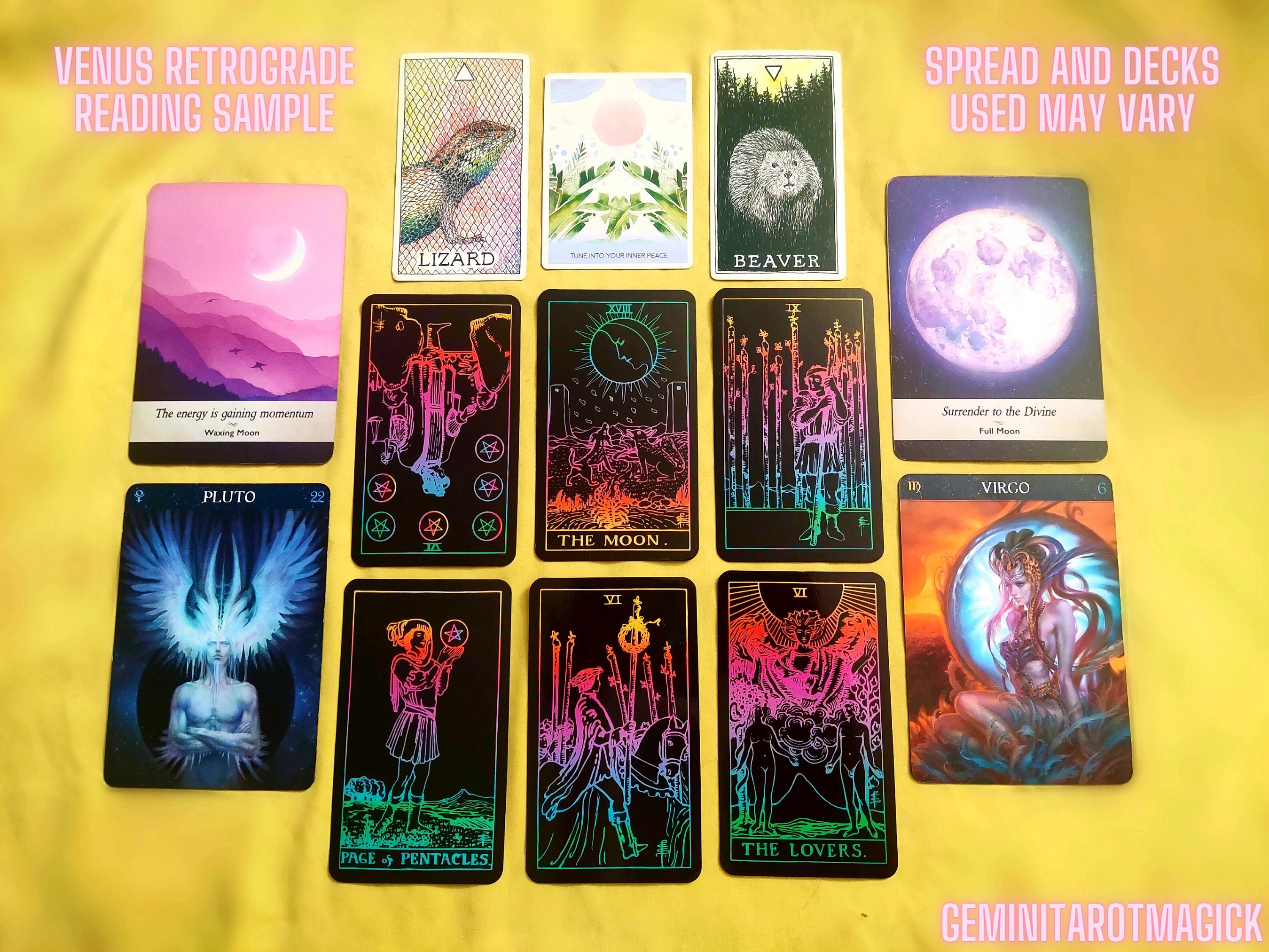 Venus Retrograde Tarot Reading | in Depth Video / Audio Reading ...