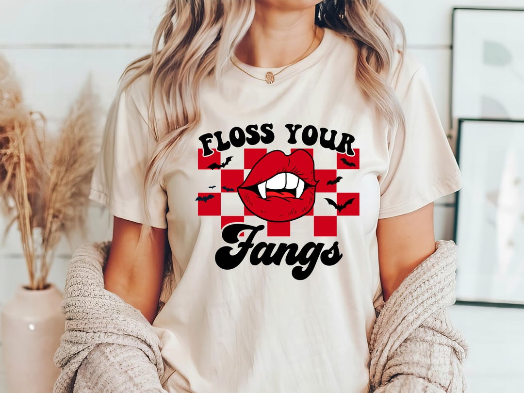 Dental Halloween Shirt, Floss Your Fangs Shirt, Dental Office Group ...