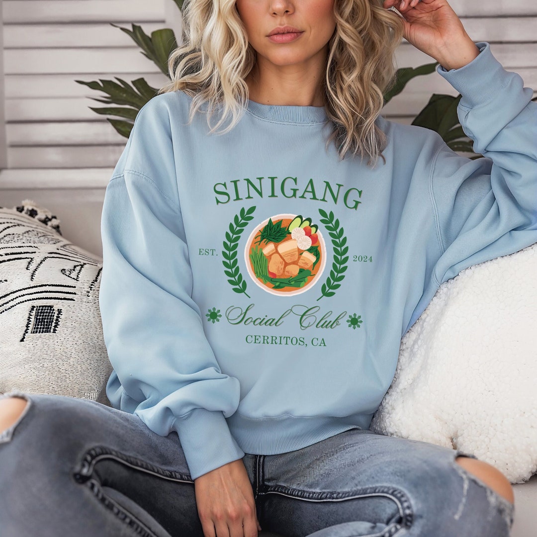 Personalized Sinigang Filipino Social Club Sweatshirt for Philippine ...