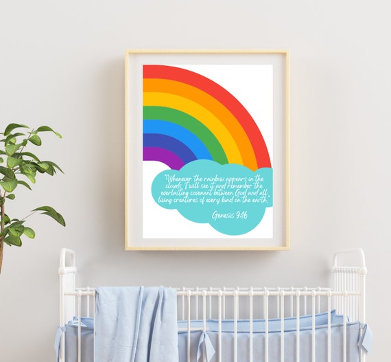 Rainbow Baby Poster - Etsy