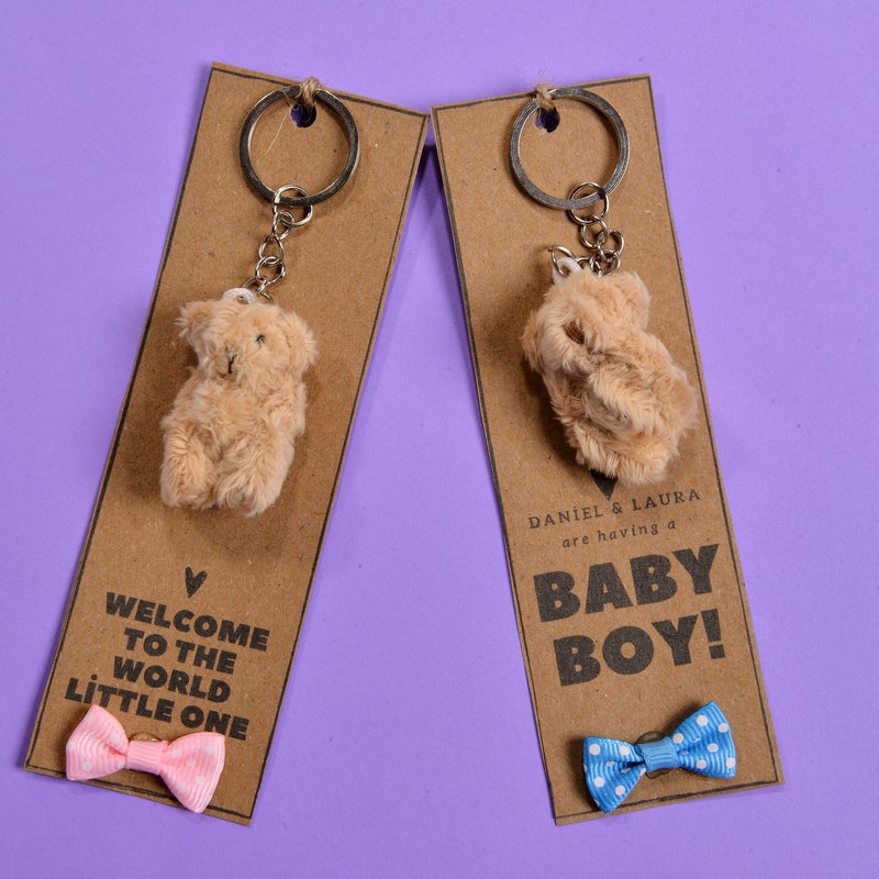 Teddy Bear Keychain - Etsy