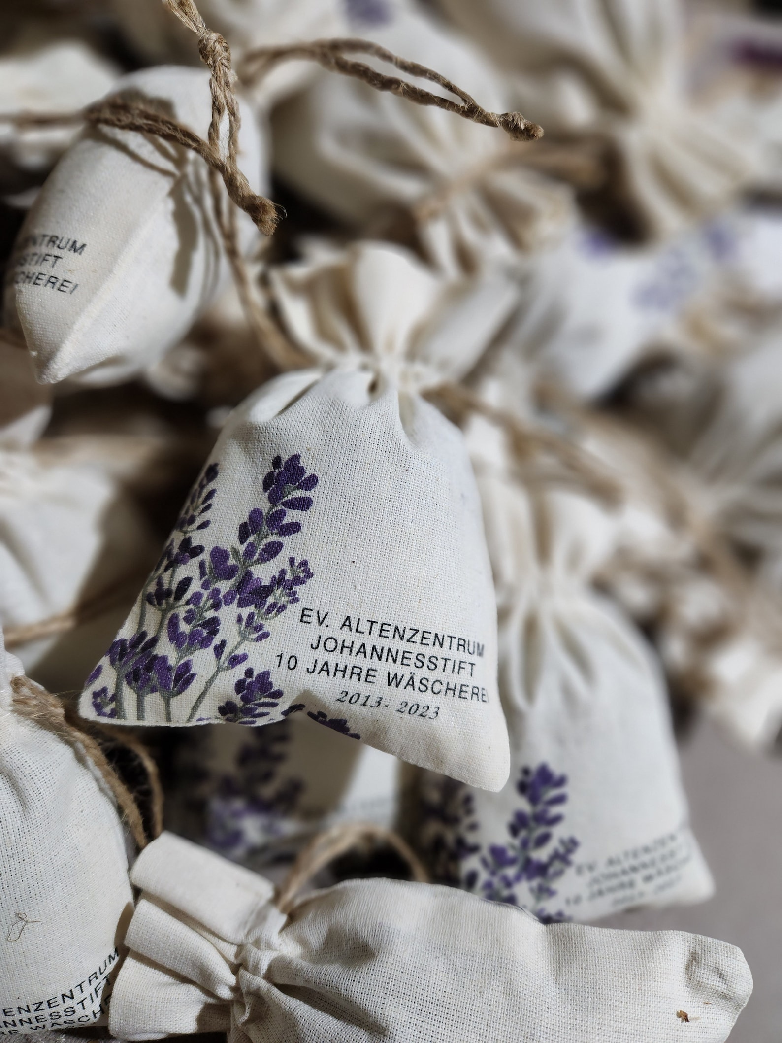Personalized Cotton Sachets With Dried Lavender Wedding & Party Favor ...
