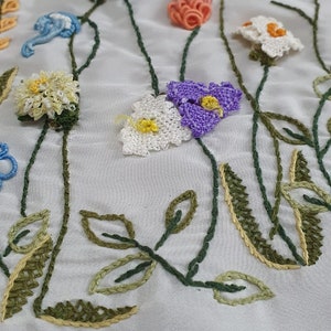 Handmade Textile, Handworking, Handwork, Home Decor 3 Pcs, 100% Silk ...