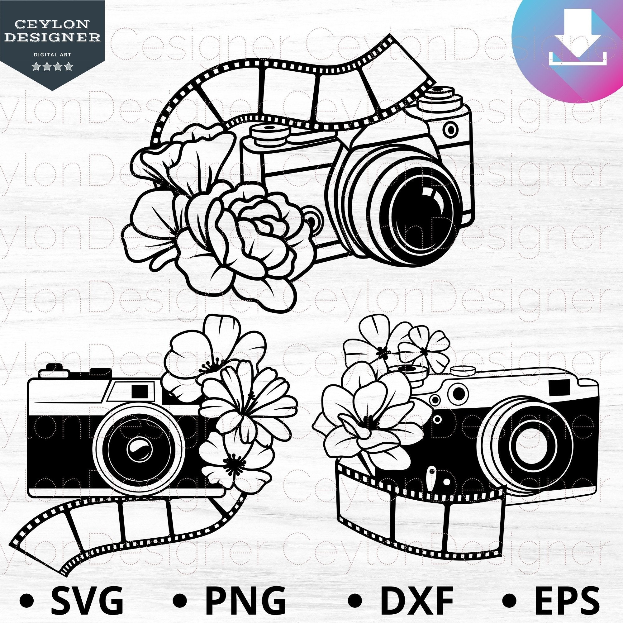 Clip Art & Image Files Scrapbooking Love camera svg,Photography svg ...