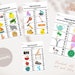 Pre-school, Prek, Kindergarten Learning Activity Counting, Alphabet ...