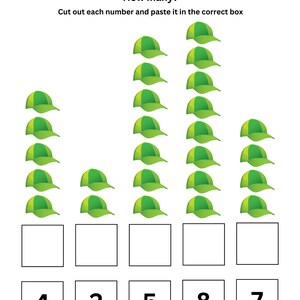 Pre-school, Prek, Kindergarten Learning Activity Counting, Alphabet ...