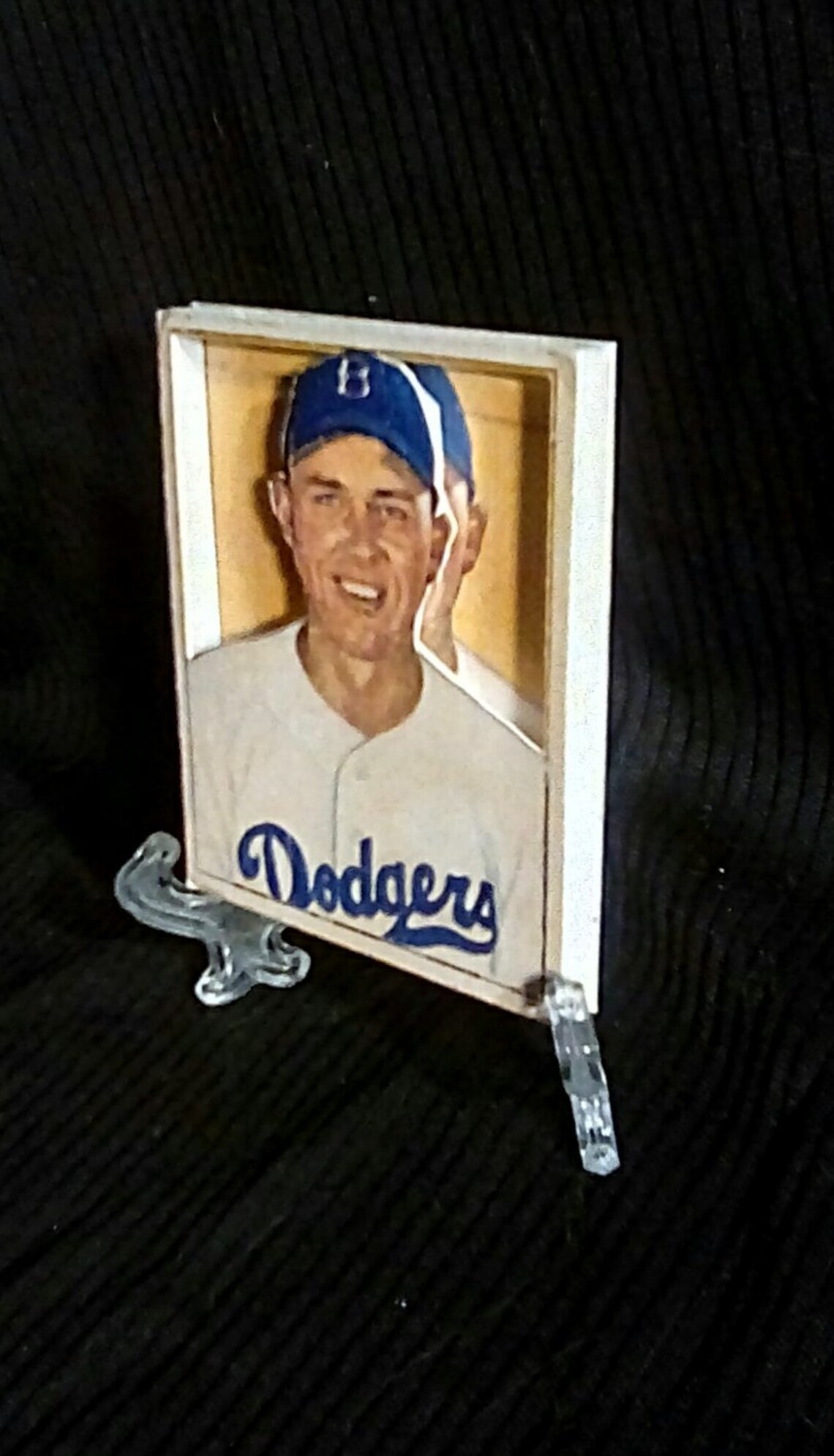 Beautiful Handmade 3D Baseball Card of Brooklyn Dodgers - Etsy