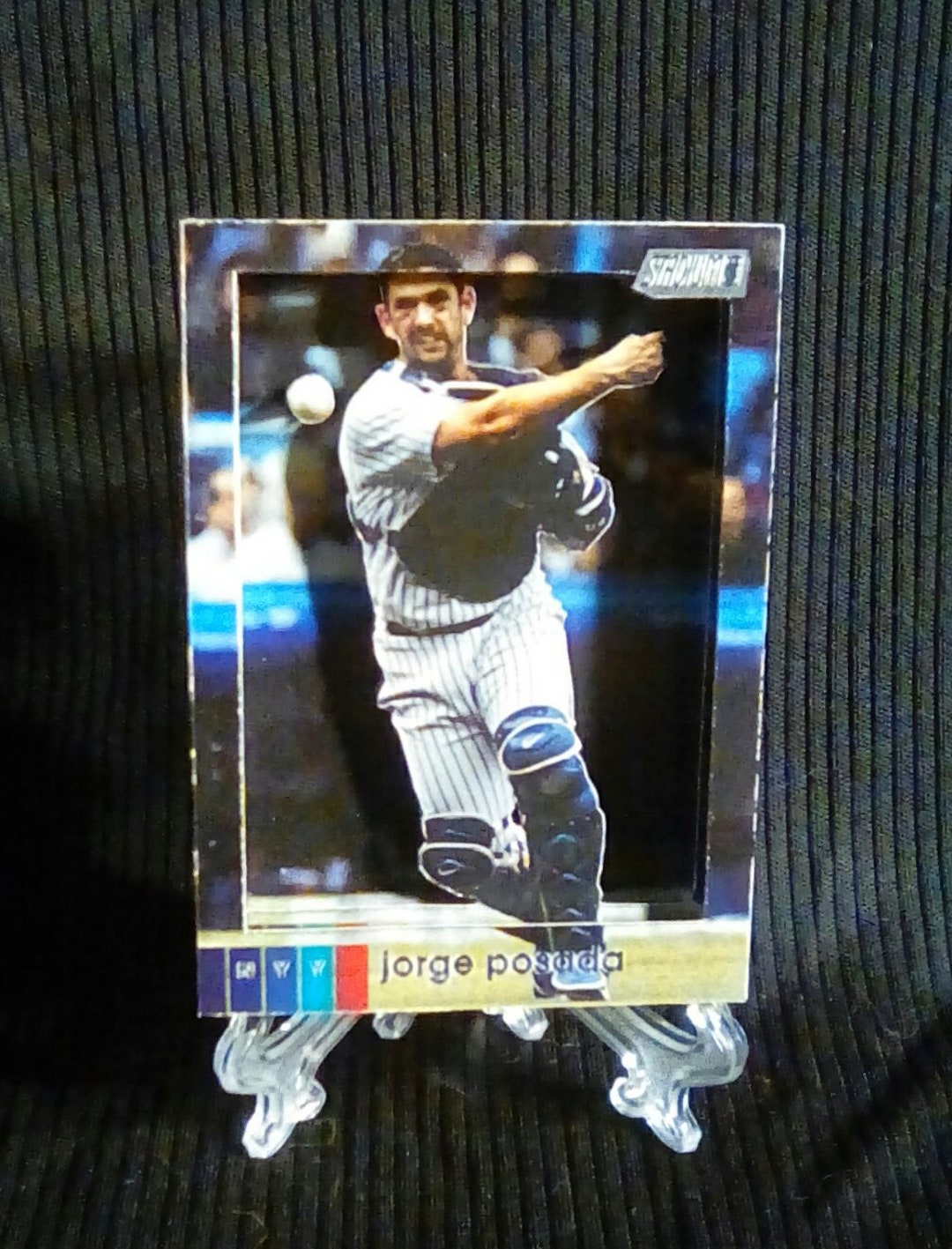Jorge Posada - Awesome 3D Baseball Card of the New York Yankees All ...