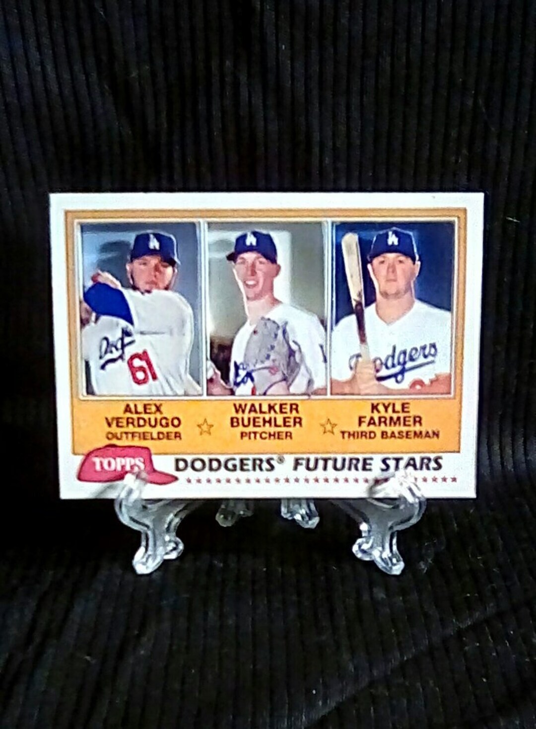 Beautiful Handcrafted Rookie 3D Baseball Card of Los Angeles - Etsy