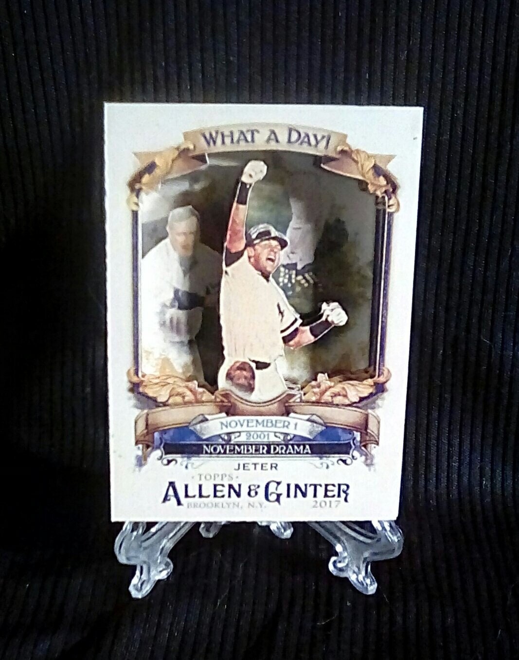 Derek Jeter Awesome Tri-level 3D Baseball Card of the New - Etsy