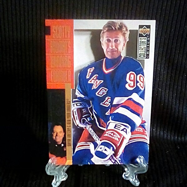 Wayne Gretzky Rangers Card - Etsy