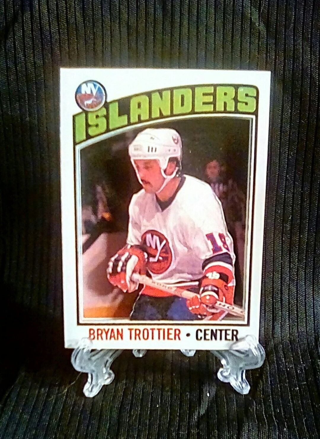 Bryan Trottier - Sharp Handcrafted 3D Hockey Card of the 6 Time Stanley ...