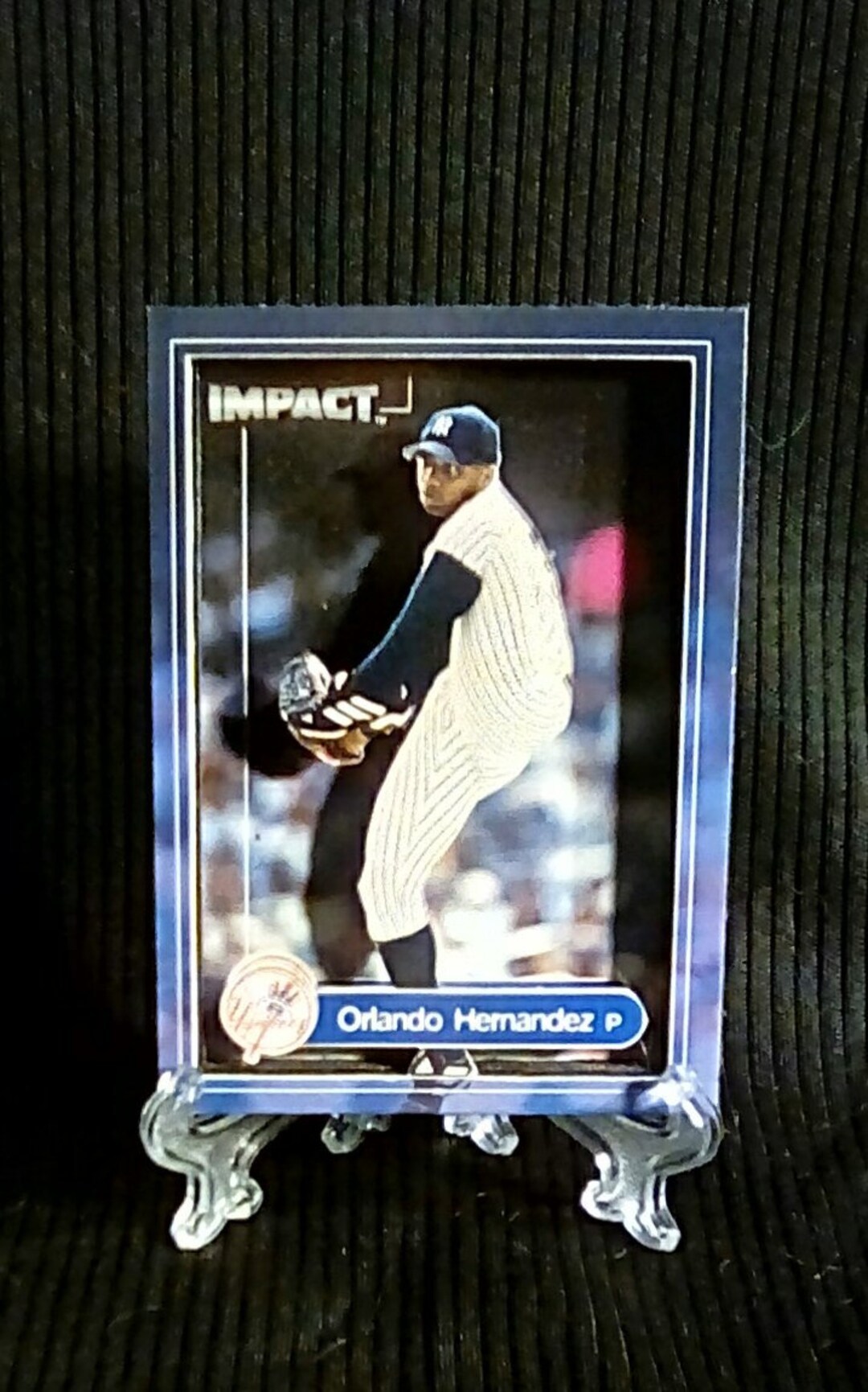 Sweet Handmade 3D Baseball Card of 4 Time World Series Champion New ...