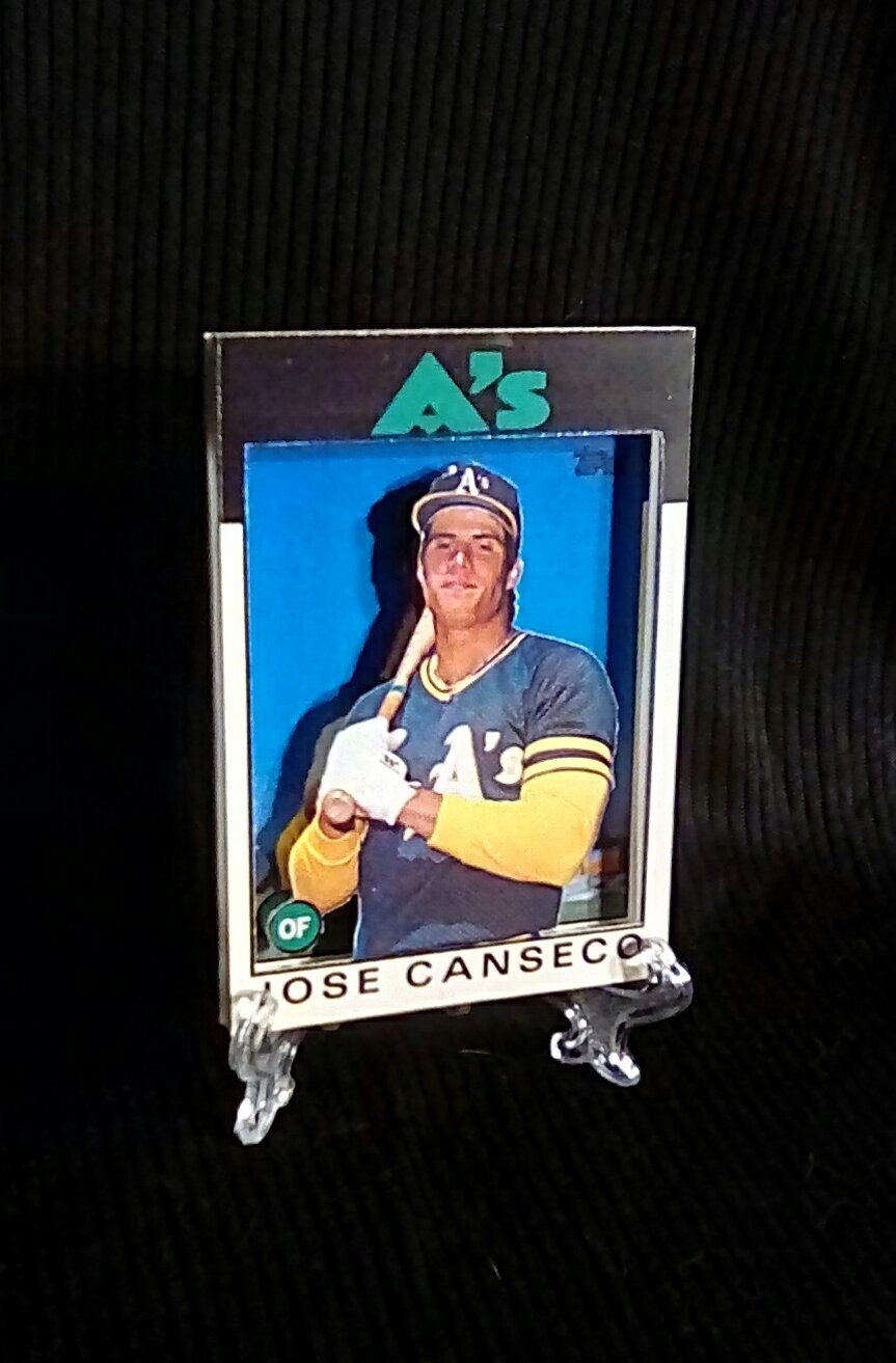 Awesome 3D baseball card of Oakland Athletics All-Star | Etsy