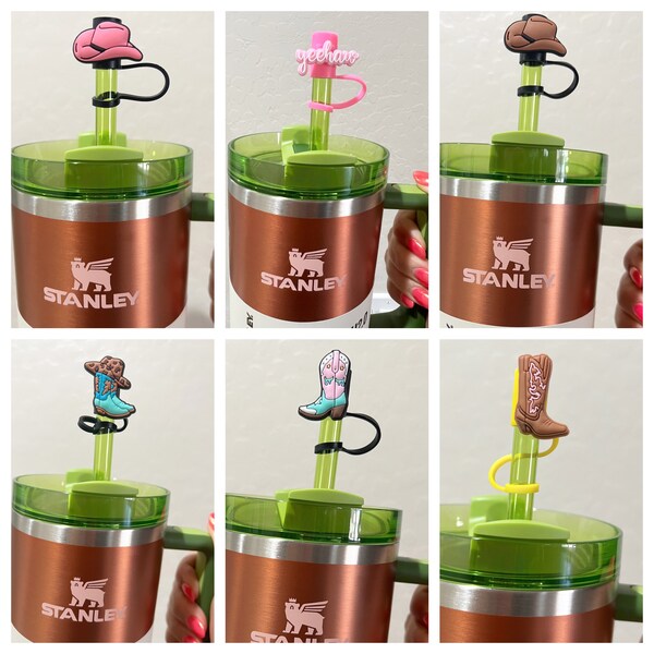 Stanley Straw Cover Cowboy - Etsy