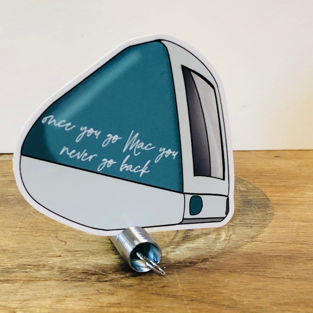 Once You Go Mac | Imac | Vinyl Sticker - Etsy