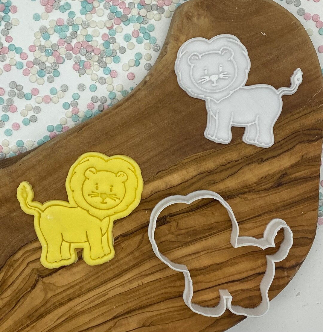 Lion Stamp | Cookie Stamp | Fondant Stamp | Cake and Cookie Decorating ...