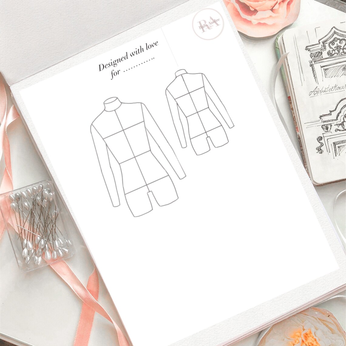 Measurement Chart & Design Template to Design and Take Measurements for ...