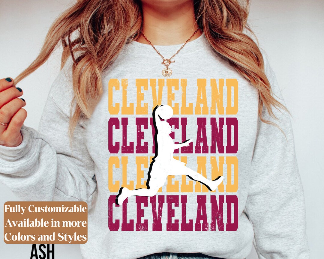 Vintage Cleveland Basketball Shirt • Cleveland Basketball Sweatshirt ...