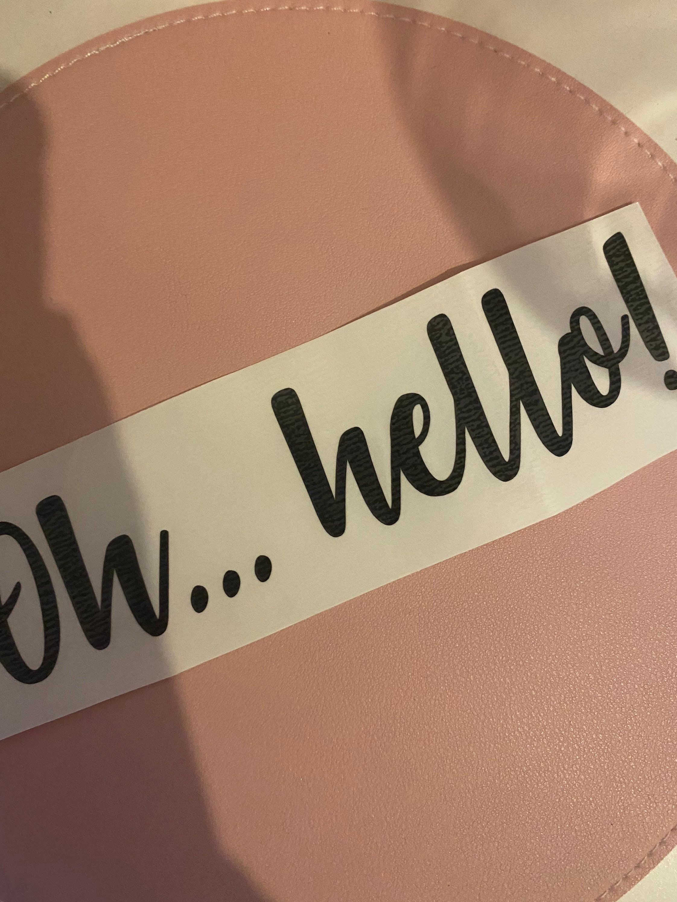 Oh Hello Letter Box Sticker - Vinyl Decal for Letterbox - Etsy