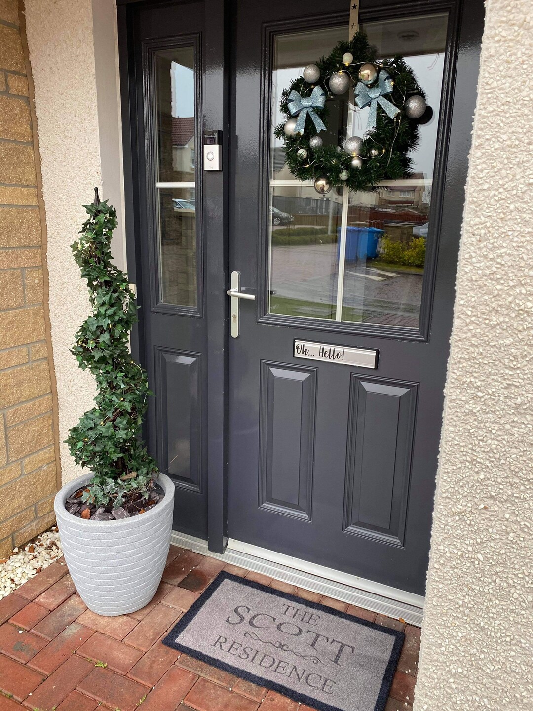 Oh Hello Letter Box Sticker - Vinyl Decal for Letterbox - Etsy