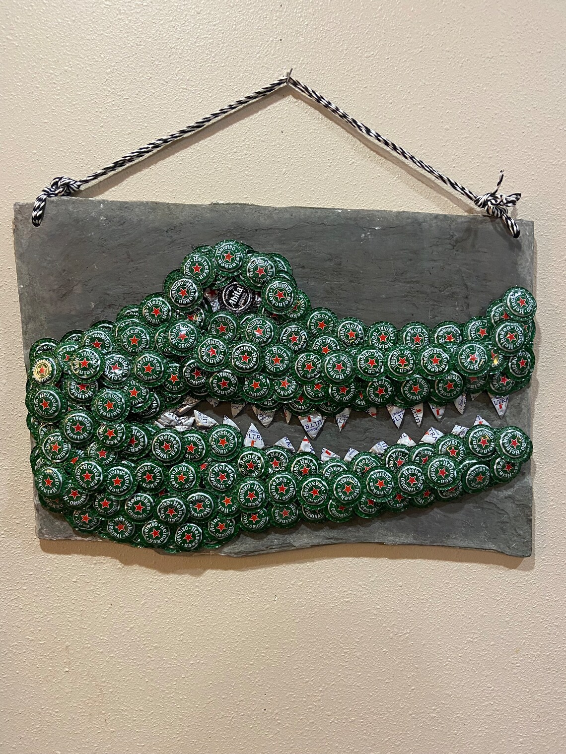 Alligator Bottle Cap Art - Etsy
