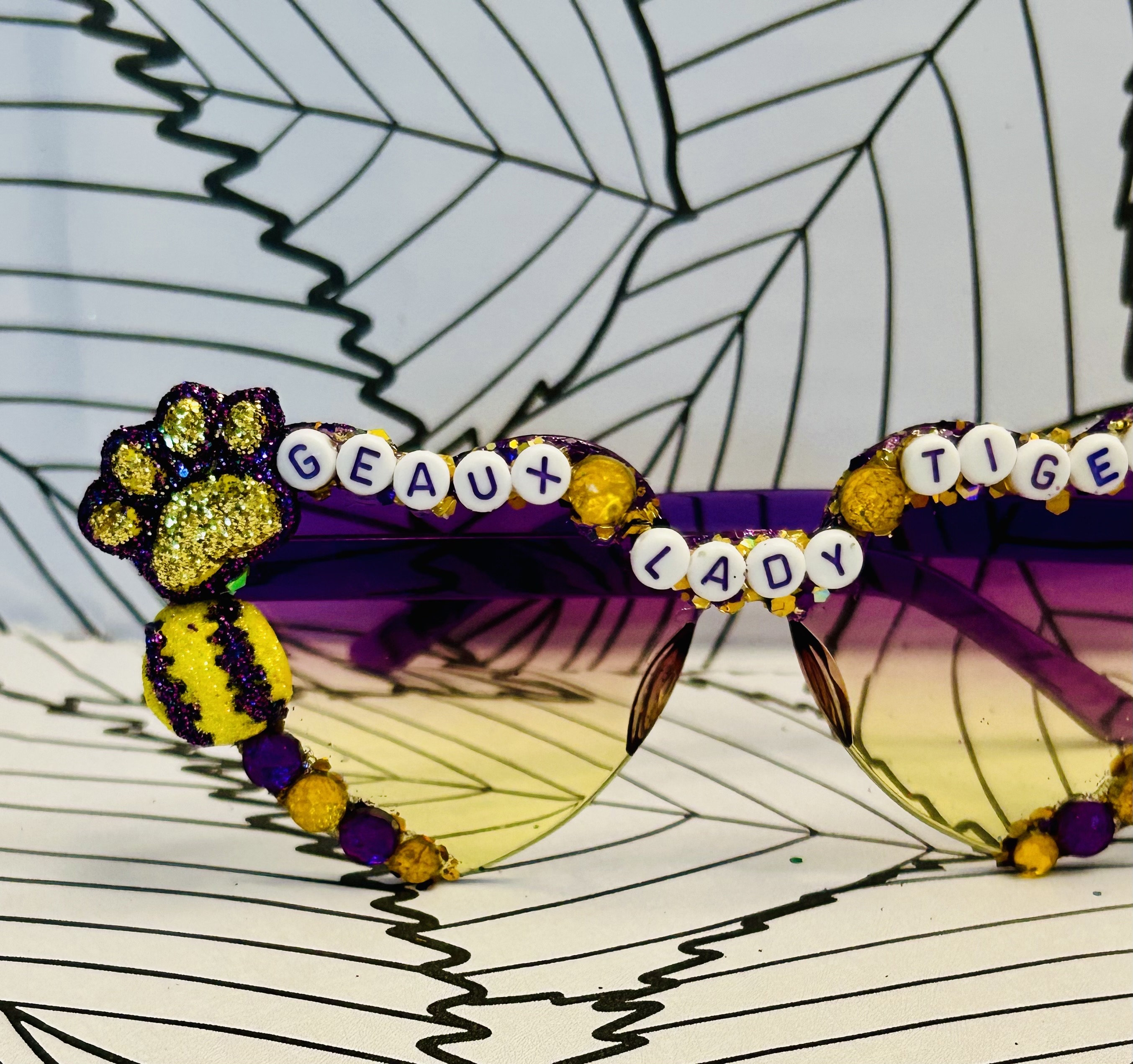 Geaux Lady Tigas! LSU Softball Tailgate Sunglasses - Etsy