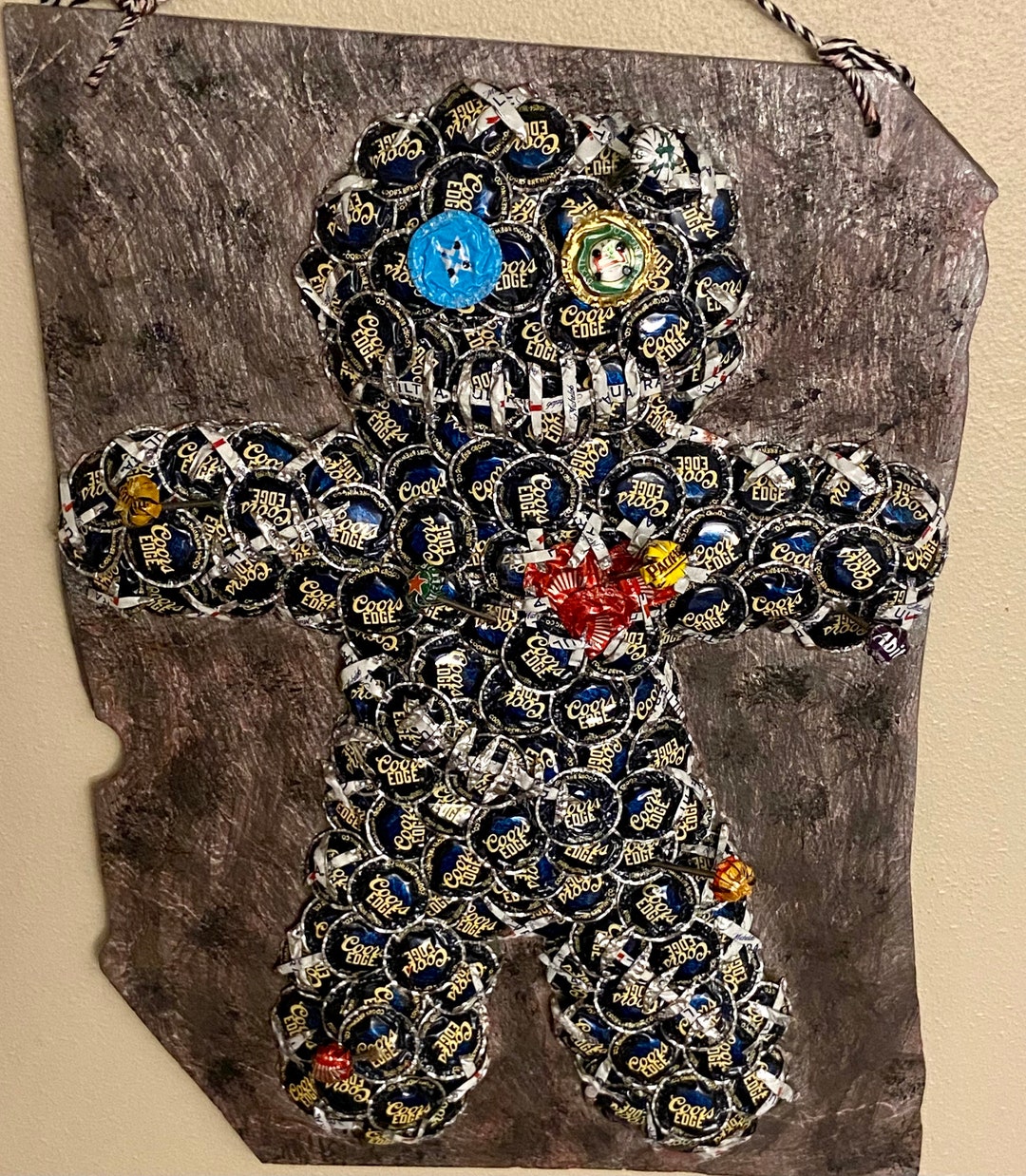 Voodoo Doll Bottle Cap Art - Etsy