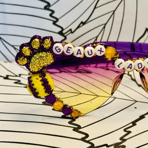 Geaux Lady Tigas! LSU Softball Tailgate Sunglasses - Etsy