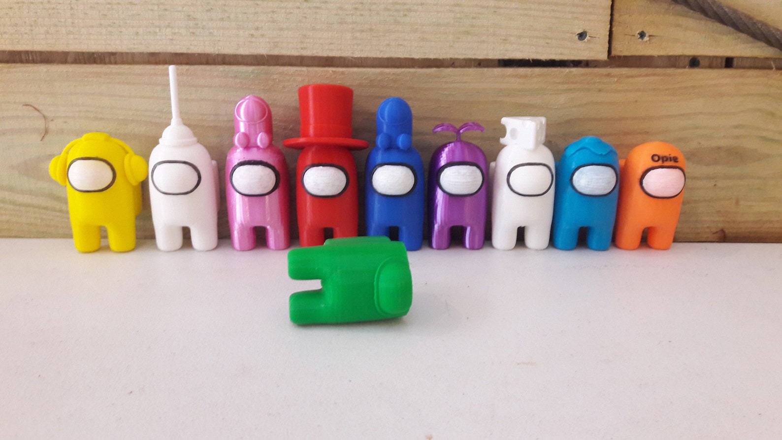 Customized Among Us Figures With Hats - Etsy