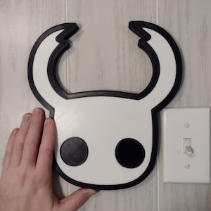 Hollow Knight Sign Hollow Knight Logo Hornet Wall Decor Silksong ...
