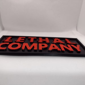 Lethal Company Sign Logo Gaming Desk Decoration Wall Art - Etsy