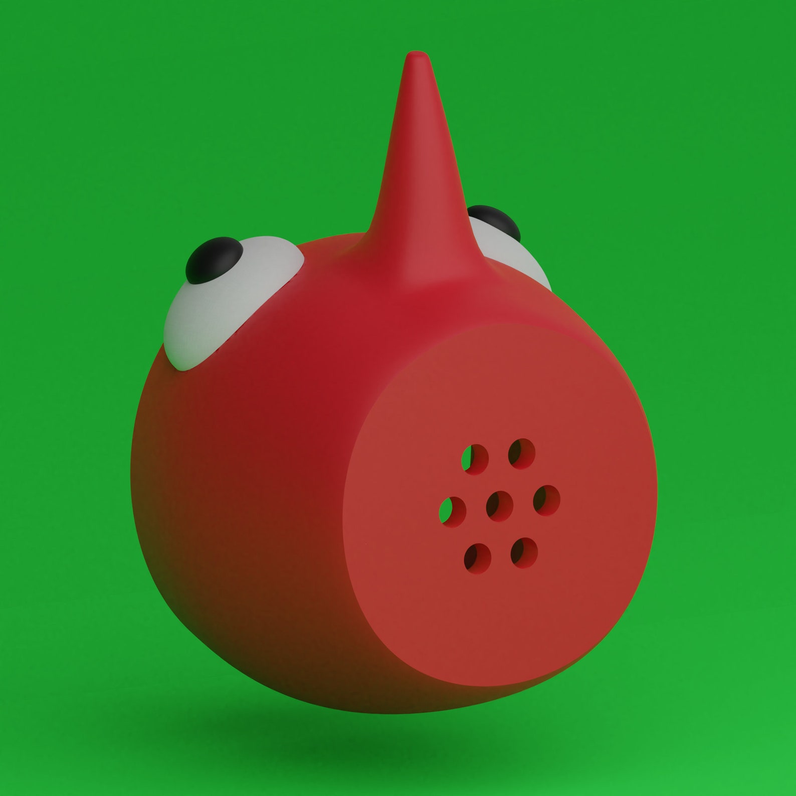Red Pikmin Planter Pot 3D Model - Etsy