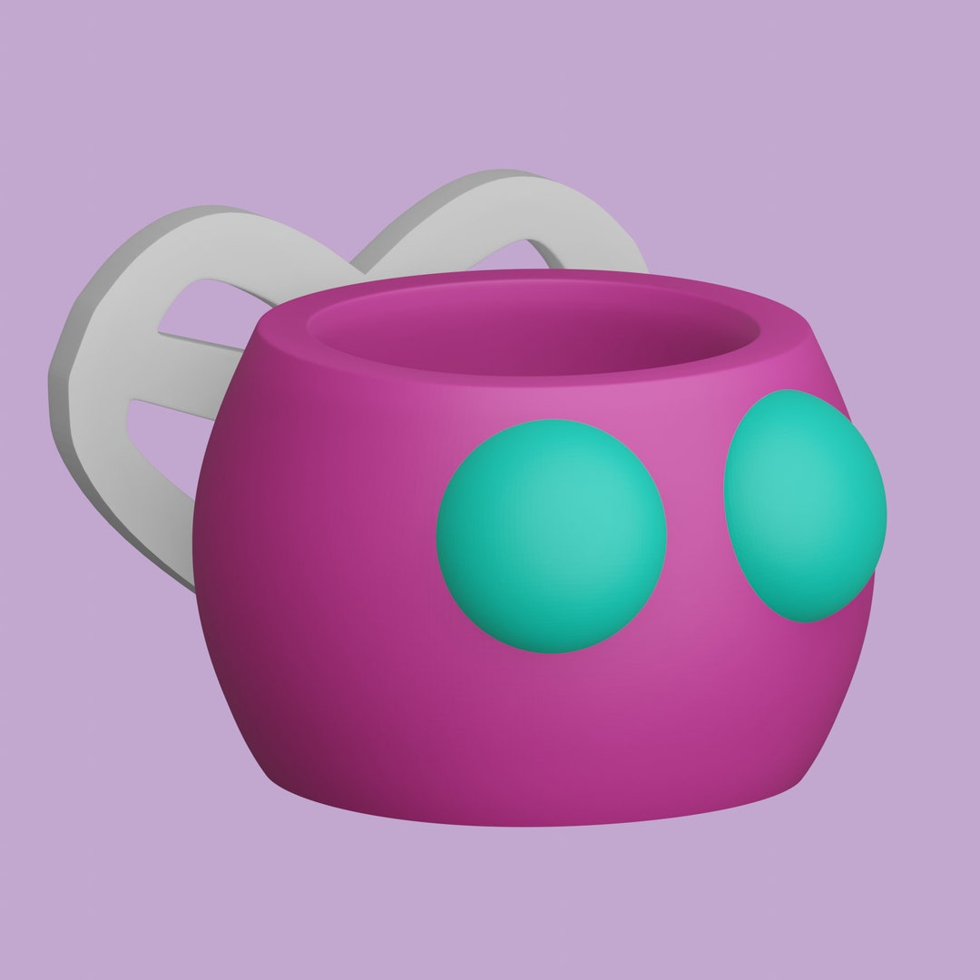 Pink Winged Pikmin Planter Pot 3D Model - Etsy UK