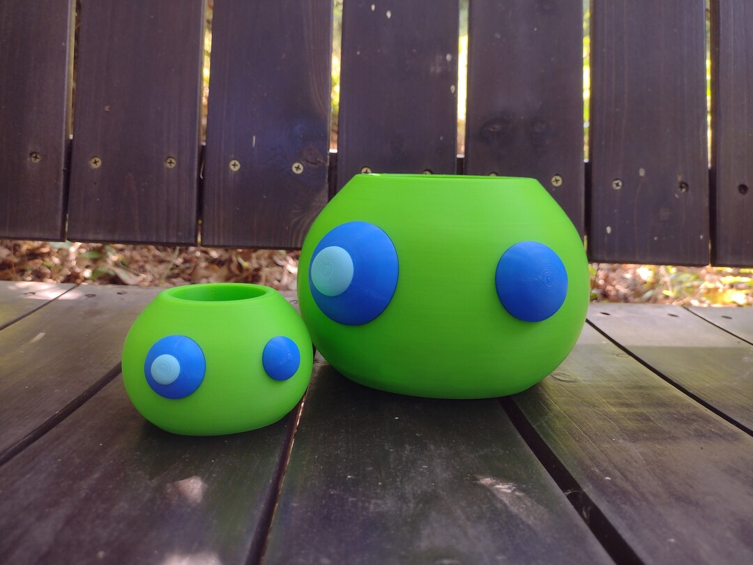 Glow Pikmin Planter Pot Cute Succulent Planter Pen Holder - Etsy