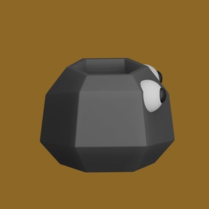 Rock Pikmin Planter Pot 3D Model - Etsy