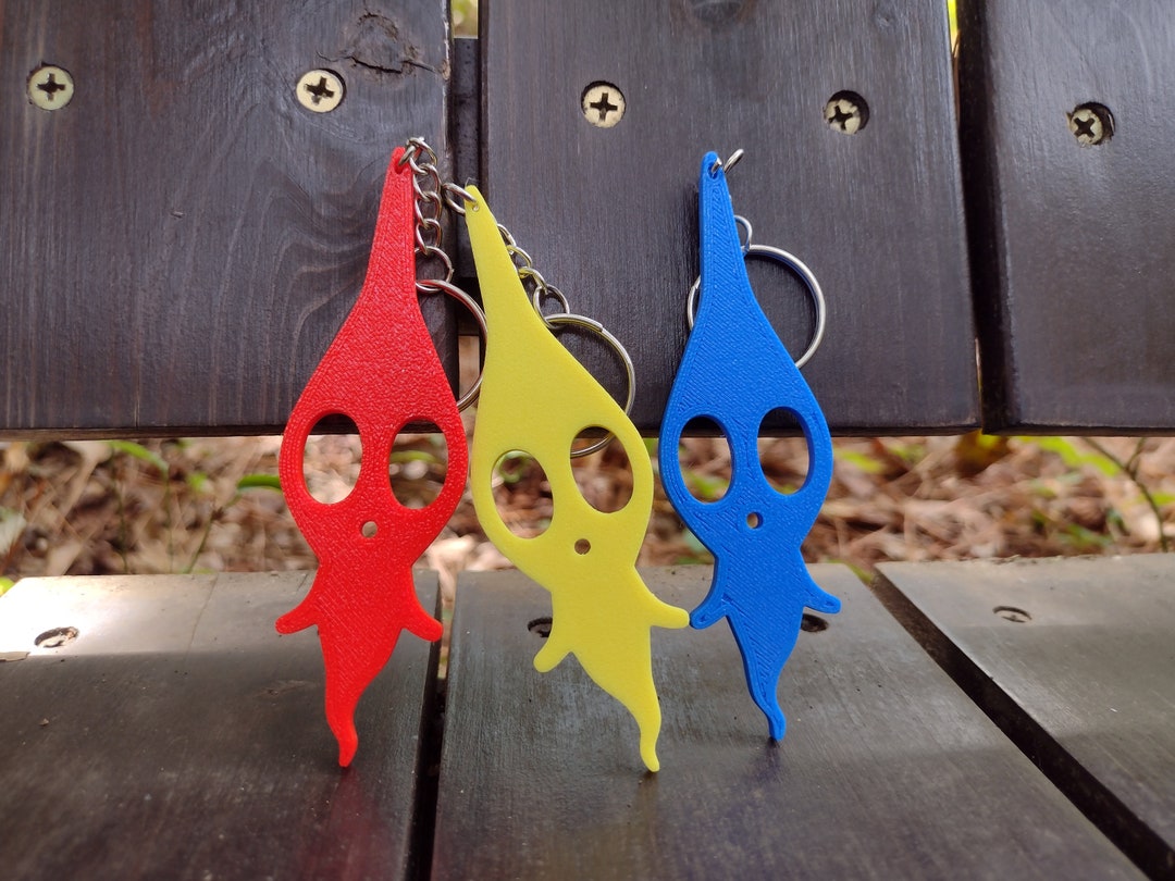 Ghost Pikmin Keychain Garden Spirit Charm Bag Accessory - Etsy