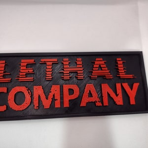 Lethal Company Sign Logo Gaming Desk Decoration Wall Art - Etsy