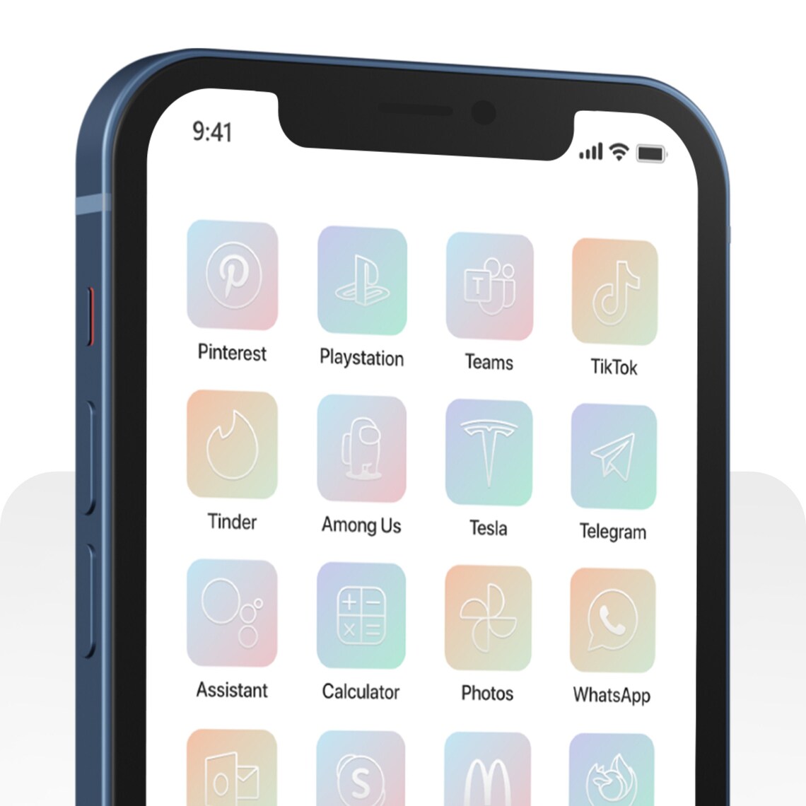 140+ Professional Ios Gradient Icon Set | iPhone App Covers ...