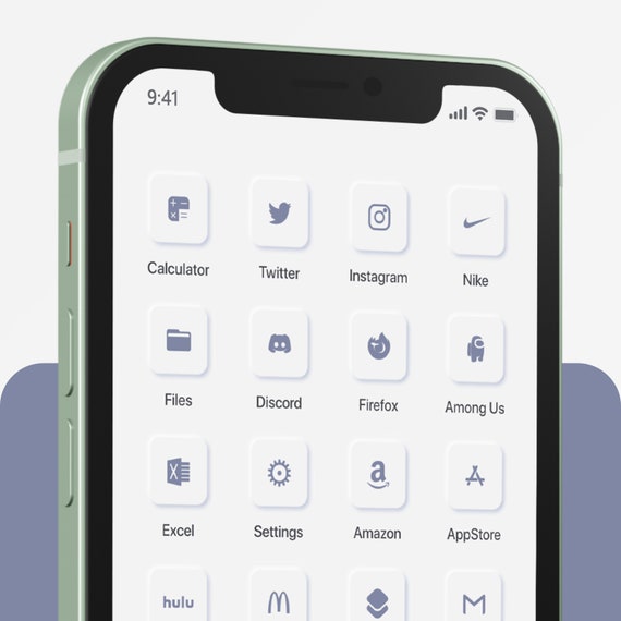 140 Pro iOS Neumorphism icon set iPhone app covers | Etsy